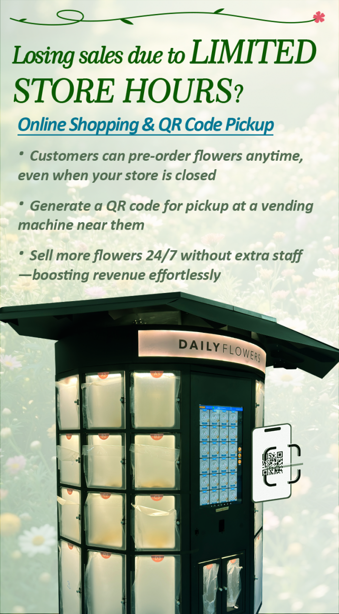 WEIMI Out Door Flower Vending Machine for Sale | Smart Flower Vending ...